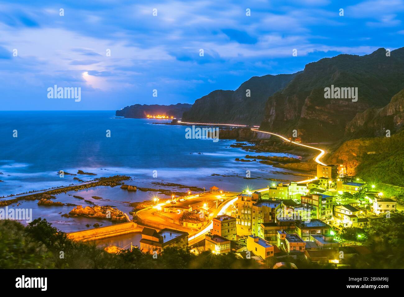 scenery of northern coast and nanya village in taipei, taiwan Stock ...