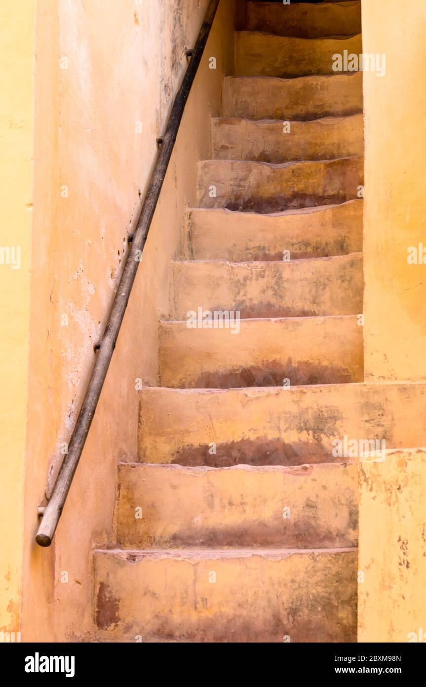 Stairs amber fort jaipur india hi-res stock photography and images - Alamy