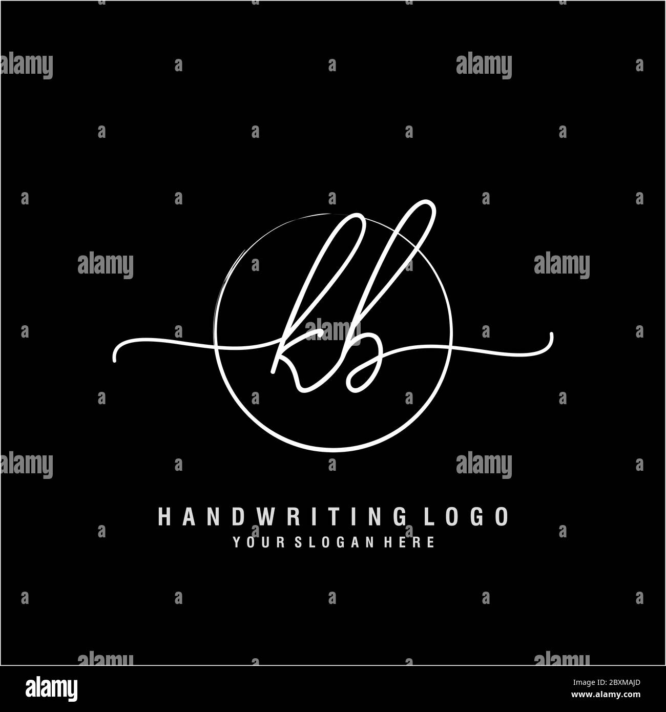 Kb initials logo hi-res stock photography and images - Alamy