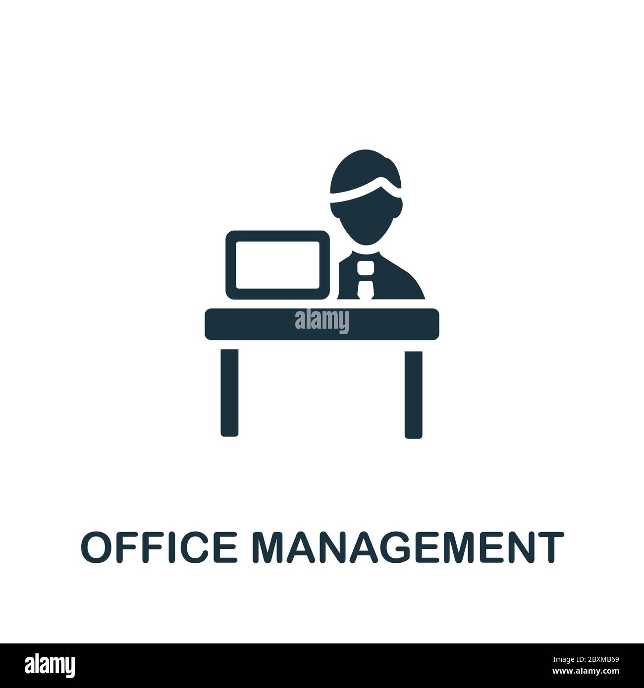 Office Management icon. Simple element from company management ...