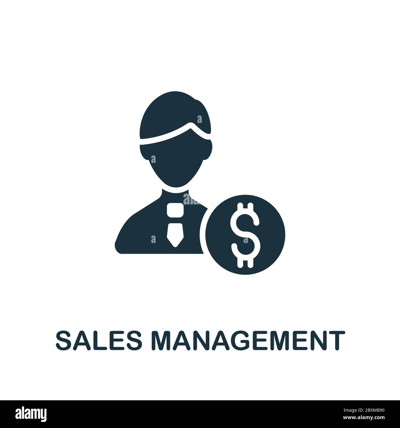 Sales Management icon. Simple element from company management ...