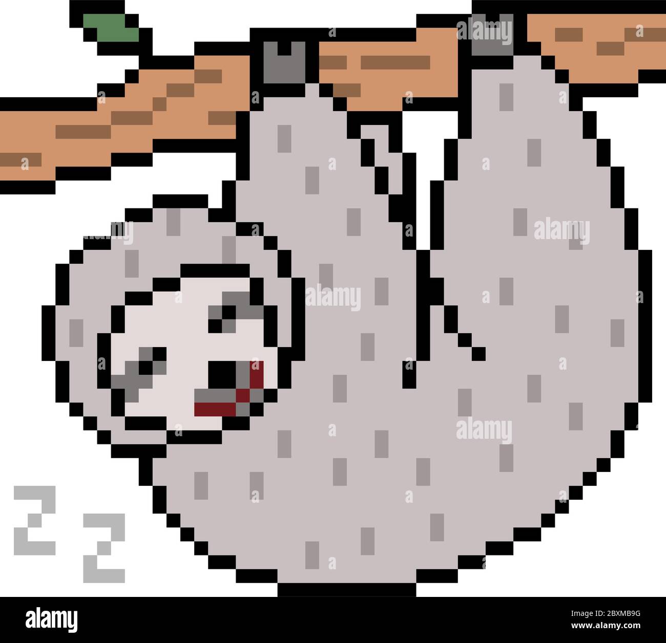 Sloth vector vector vectors hi-res stock photography and images - Alamy