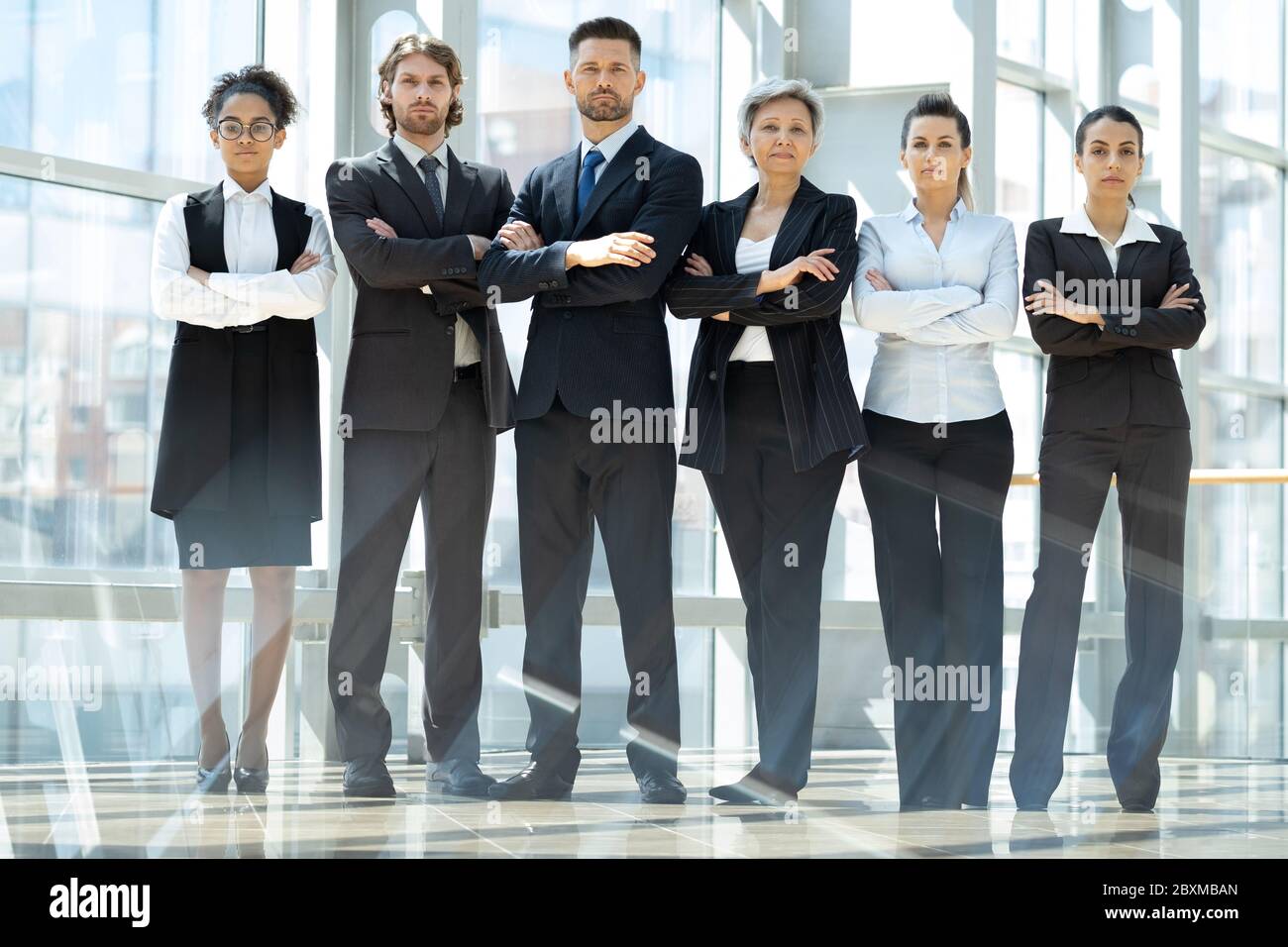 Portrait of multicultural business team in office Stock Photo - Alamy