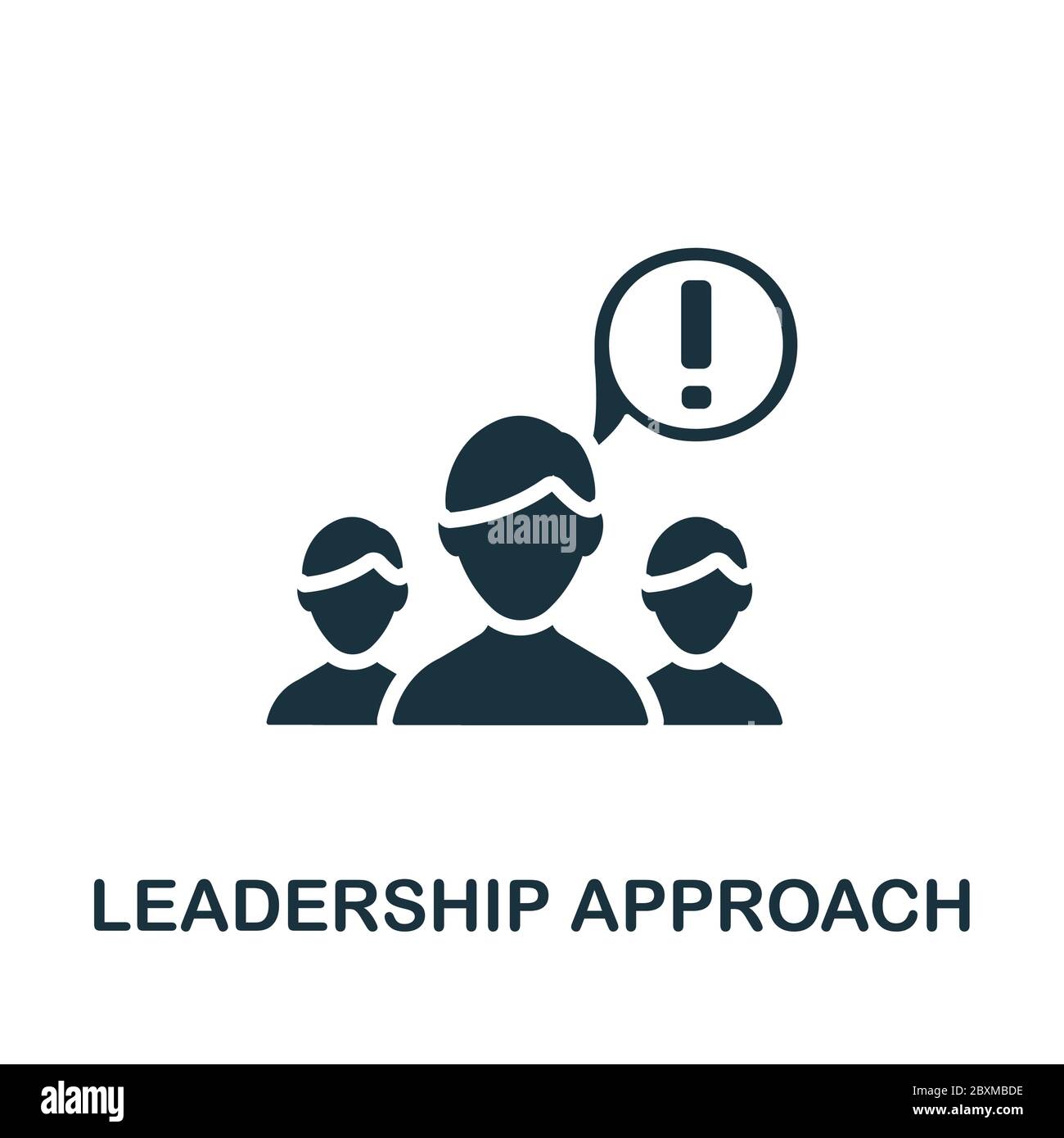 Leadership Approach icon. Simple element from business organization ...