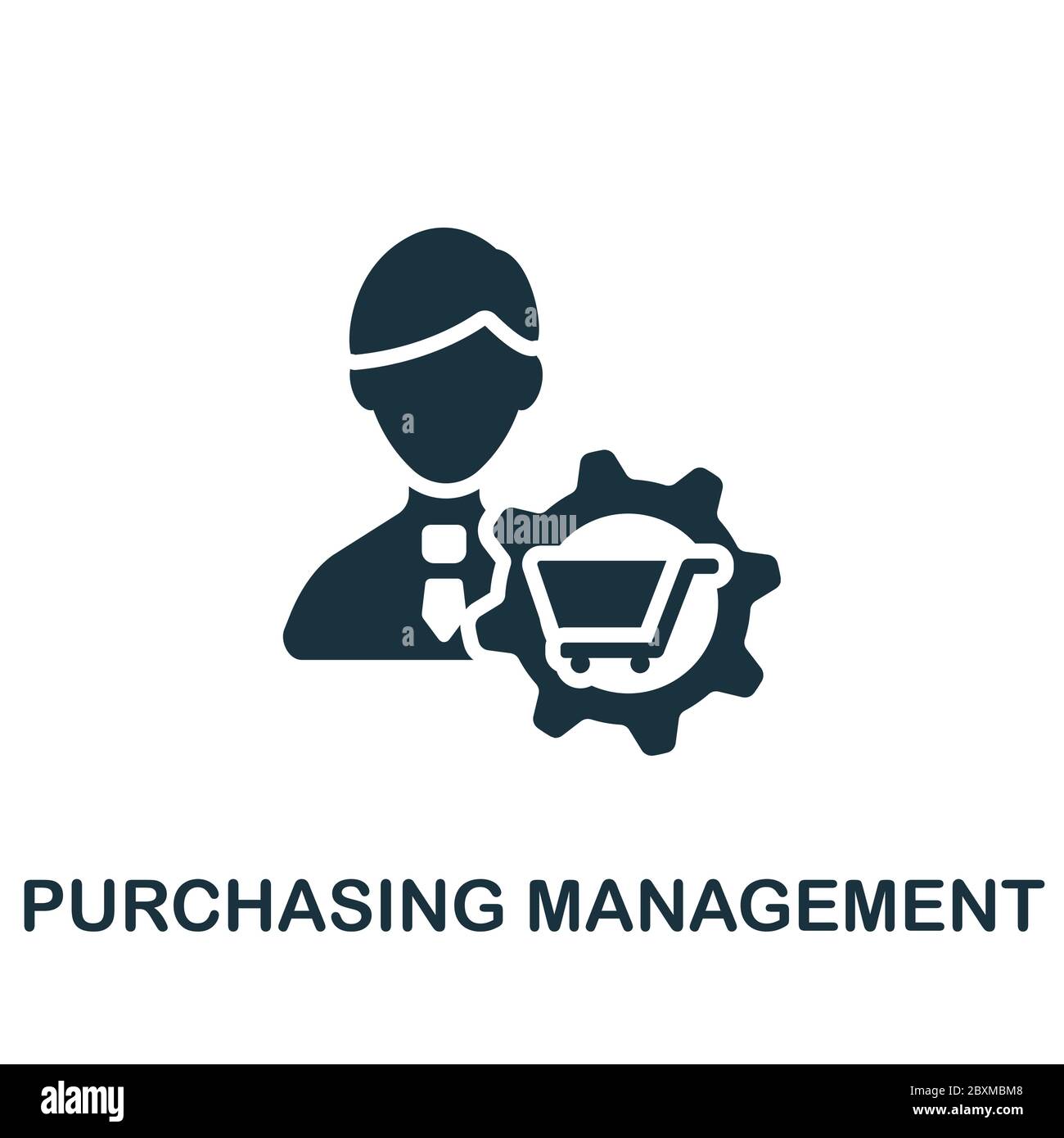 Purchasing Management icon. Simple element from company management ...