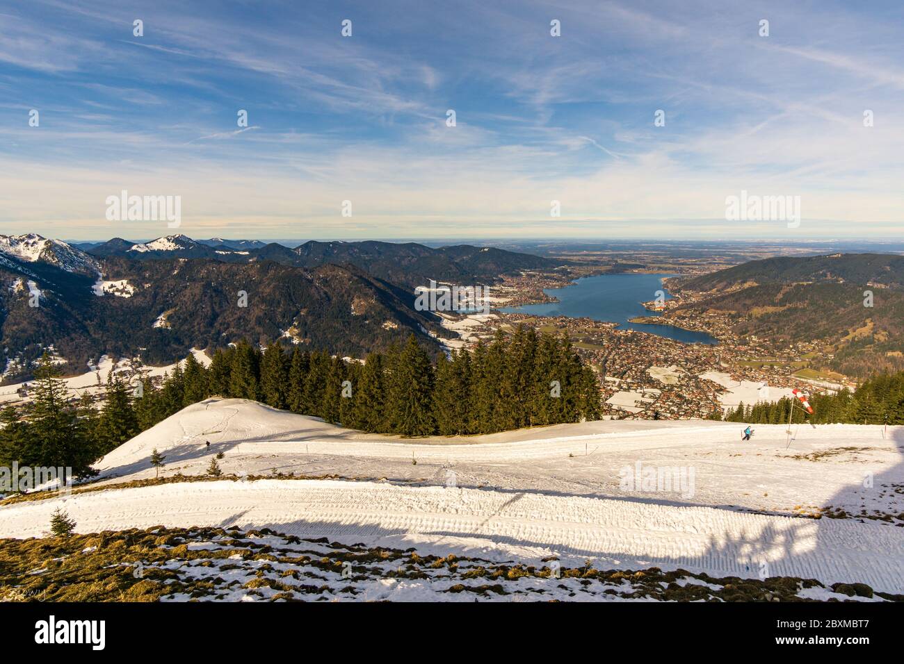 The Bavarian alps on lake Tegernsee Stock Photo - Alamy