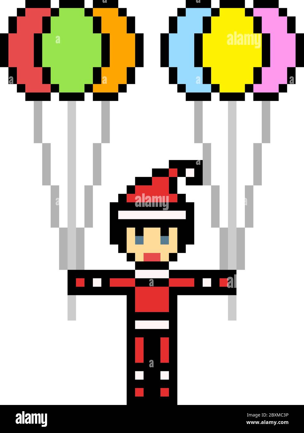 Santa and balloon hi-res stock photography and images - Alamy