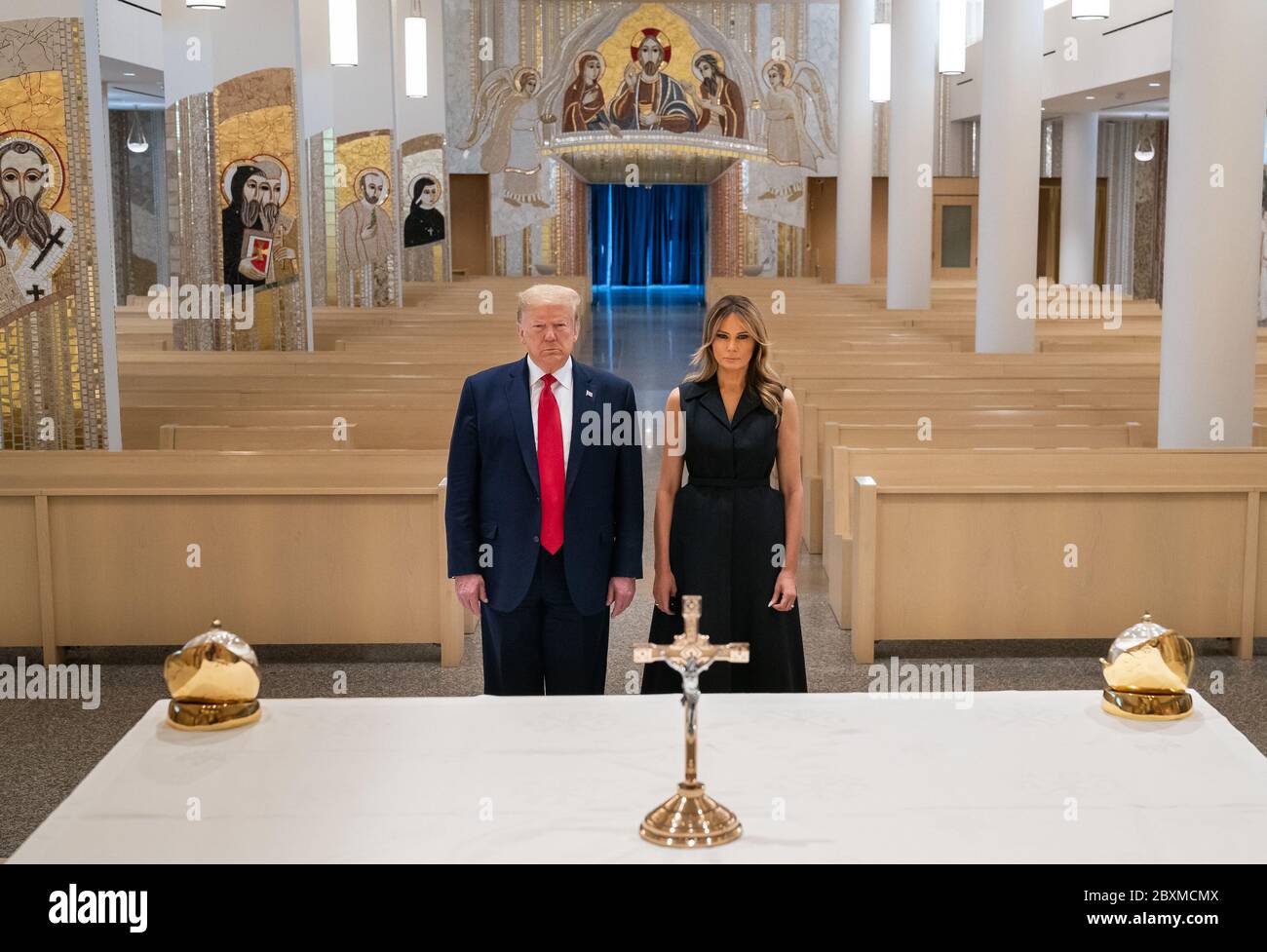Saint john paul national shrine hi-res stock photography and images - Alamy