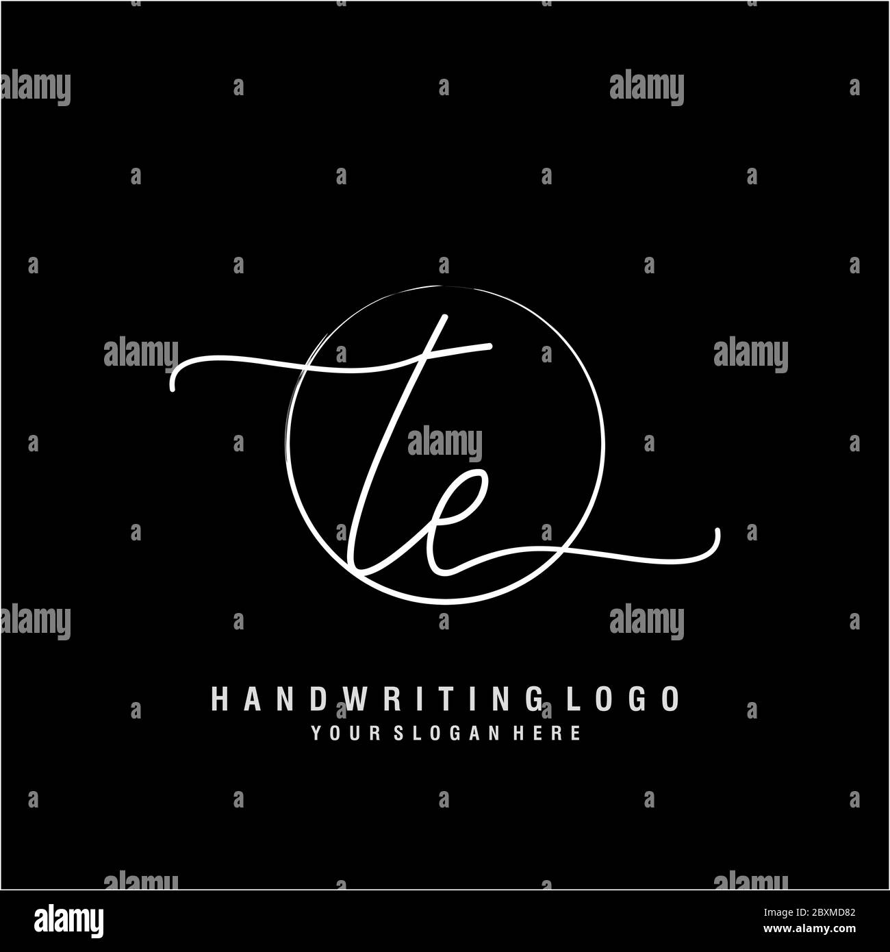 Te initials logo Stock Vector Images - Alamy