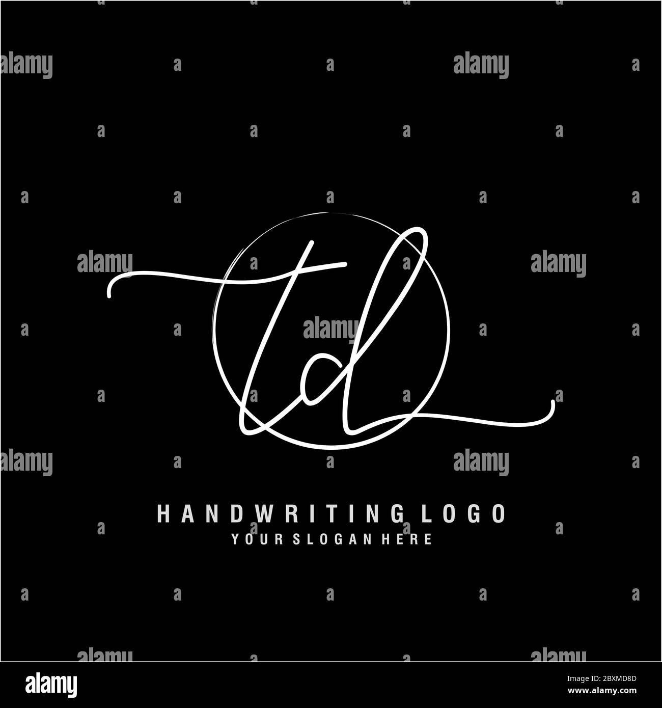 Initial td Stock Vector Images - Alamy
