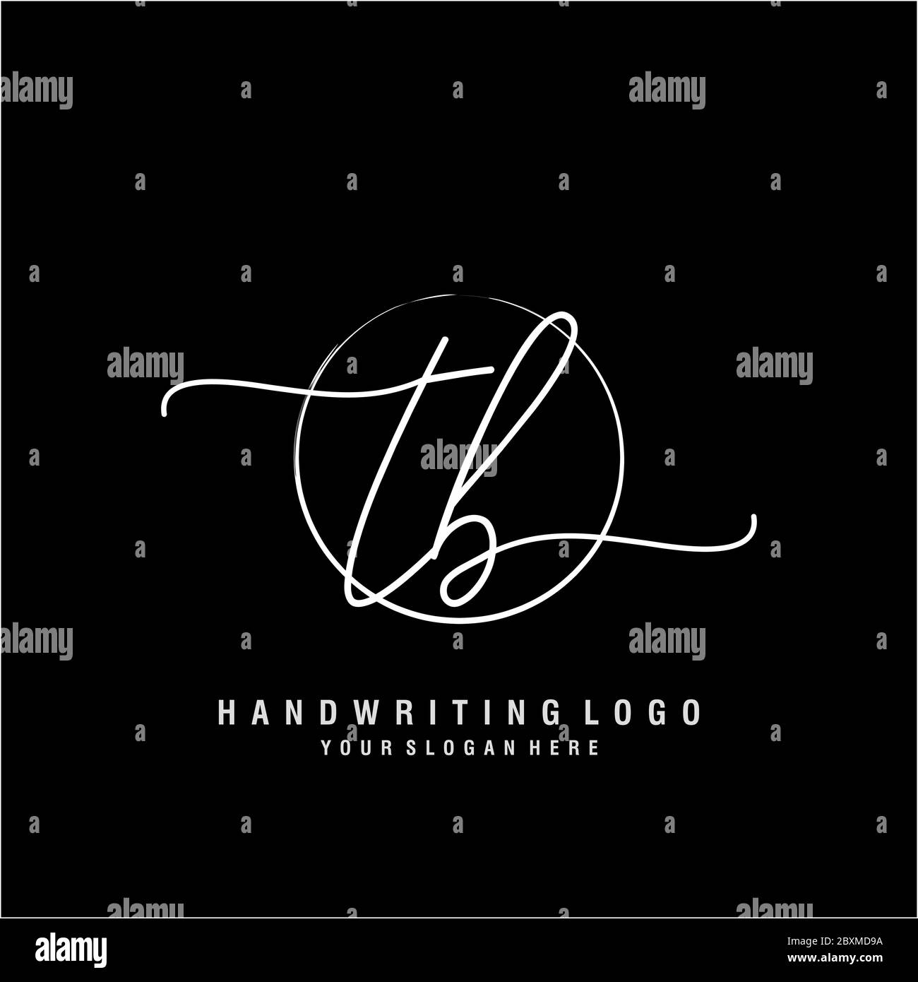 Tb initials logo hi-res stock photography and images - Alamy