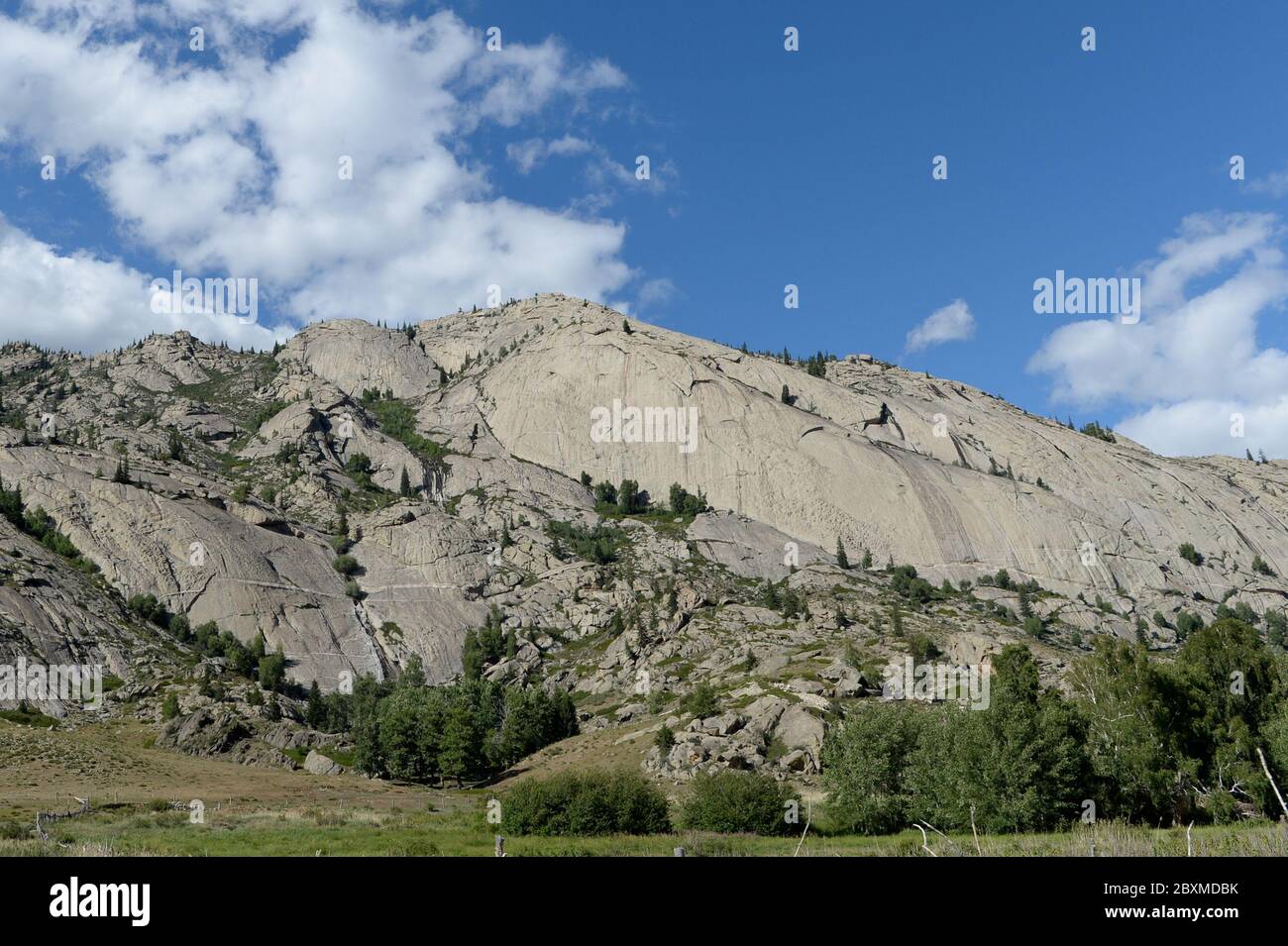 Fuyun. 7th June, 2020. Photo taken on June 7, 2020 shows a view of the ...