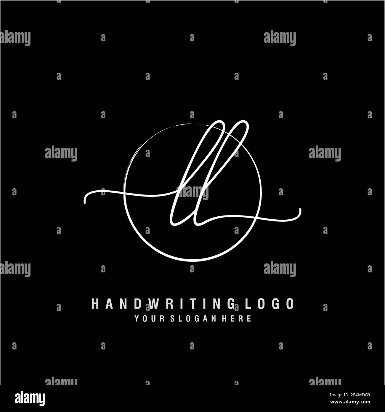 Ll logo vector vectors circle hi-res stock photography and images - Alamy