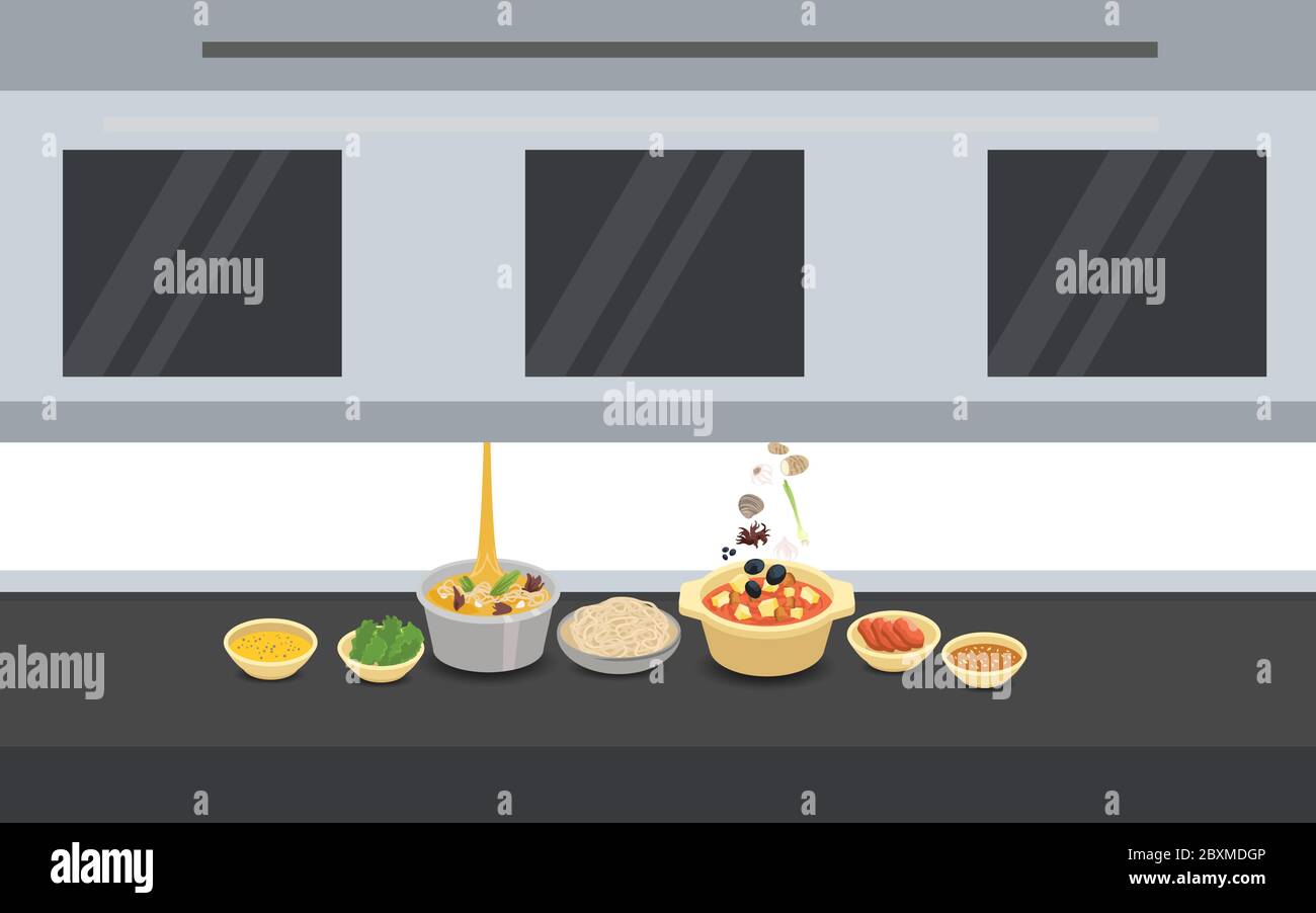 robot cooking in a restaurant Stock Vector Image & Art - Alamy