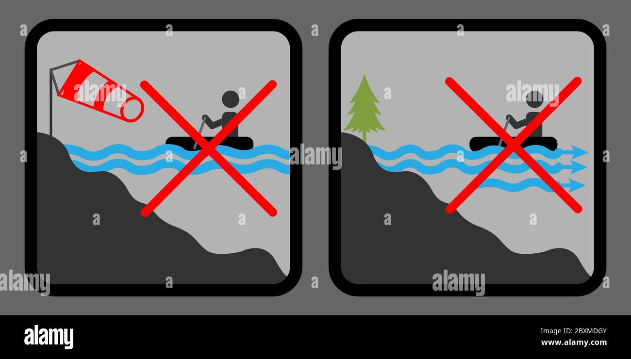 No sailboat icons. Sailing is forbidden Stock Vector Image & Art - Alamy