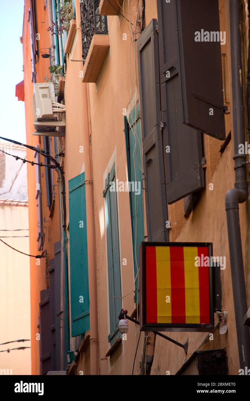 Eindrücke aus der Altstadt von Perpignan, Hauptstadt der Region ...