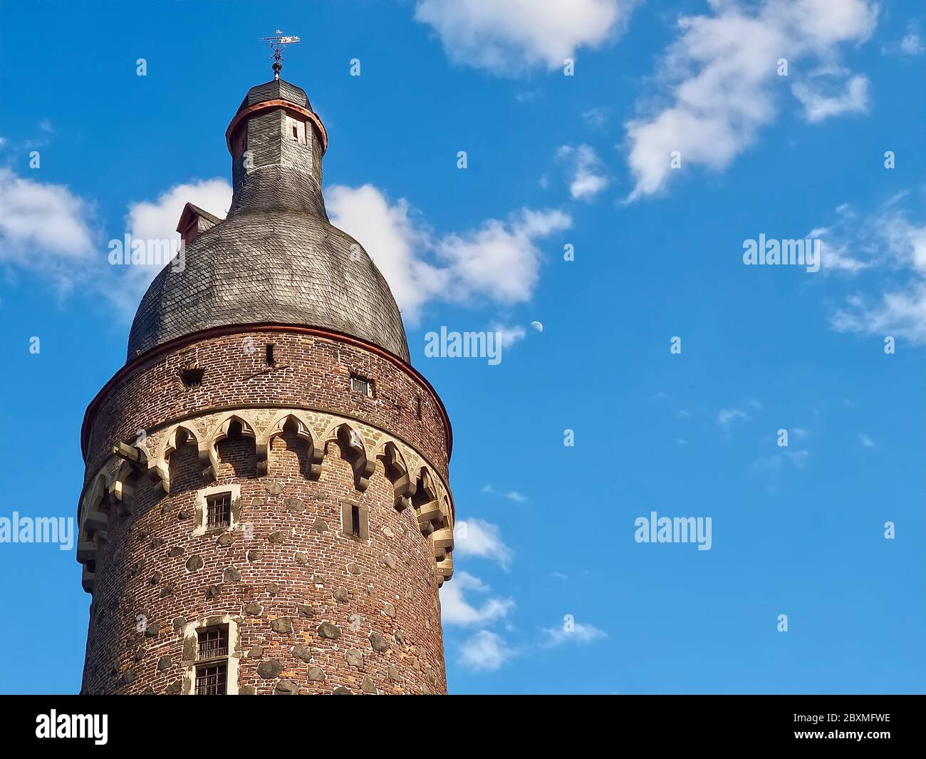 Historic tower in Dormagen Zons in Germany Stock Photo - Alamy