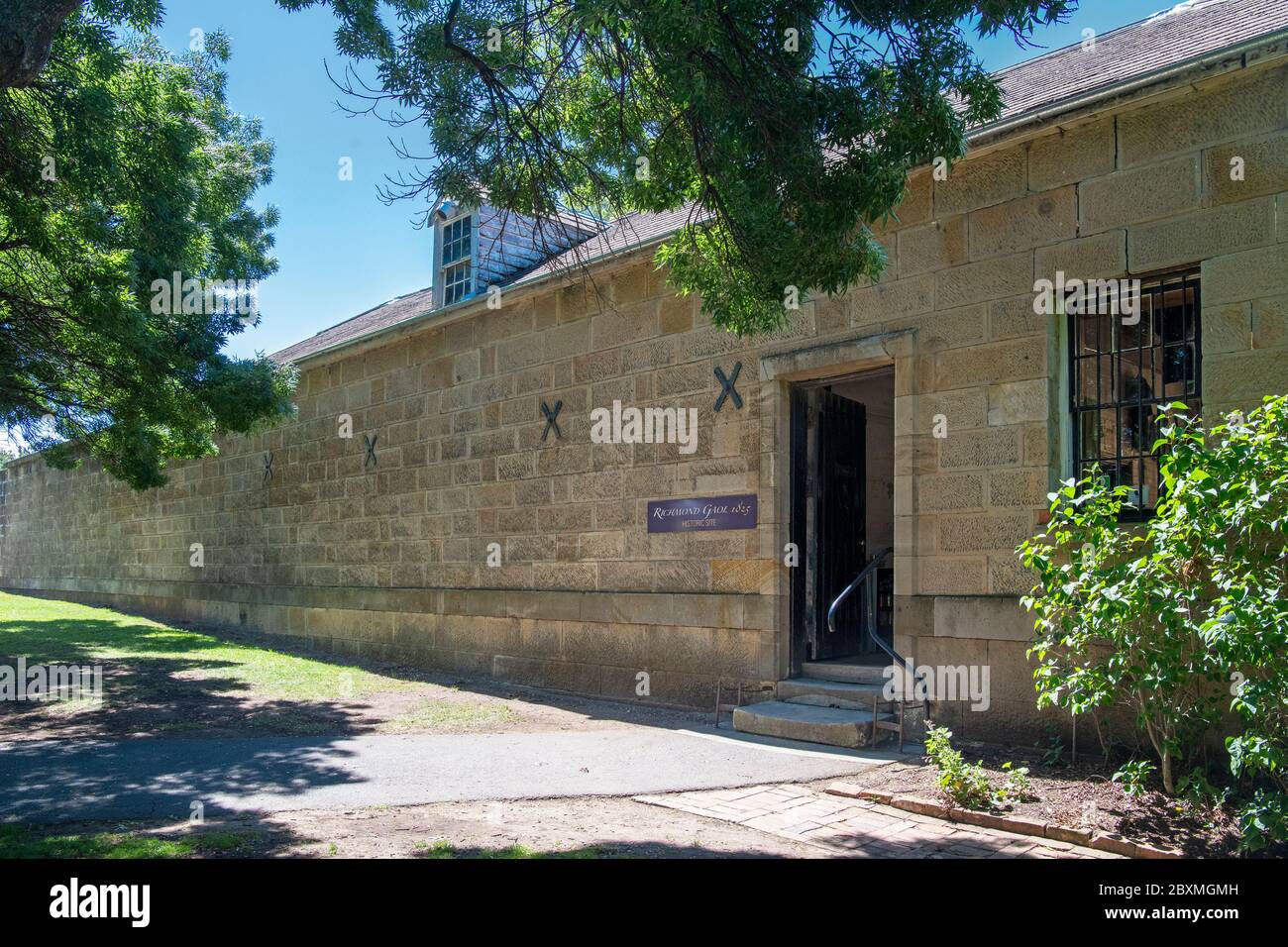 Historic Old Richmond Gaol now museum Richmond Tasmania Australia Stock ...