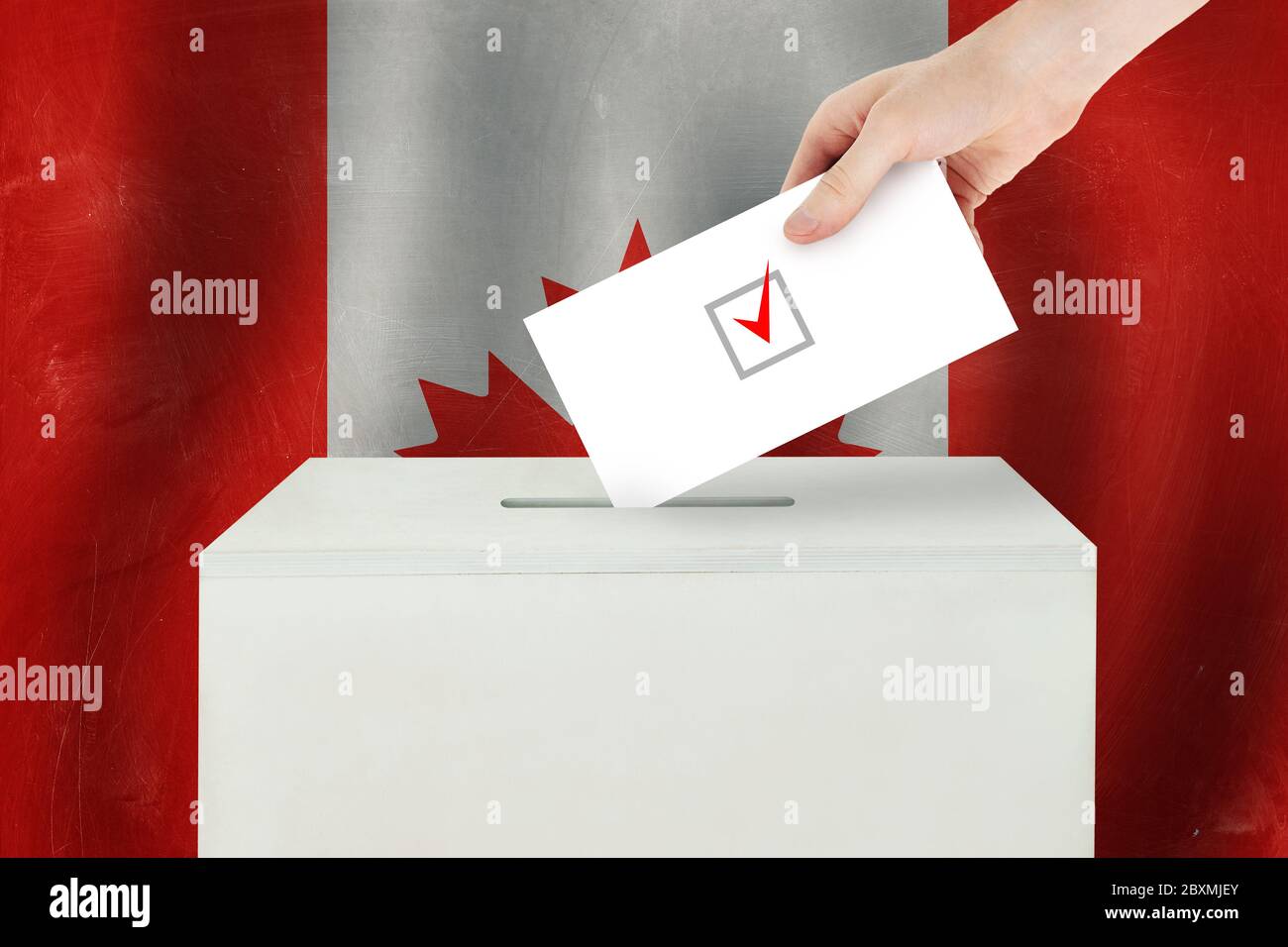Elections canada polling station sign hi-res stock photography and ...