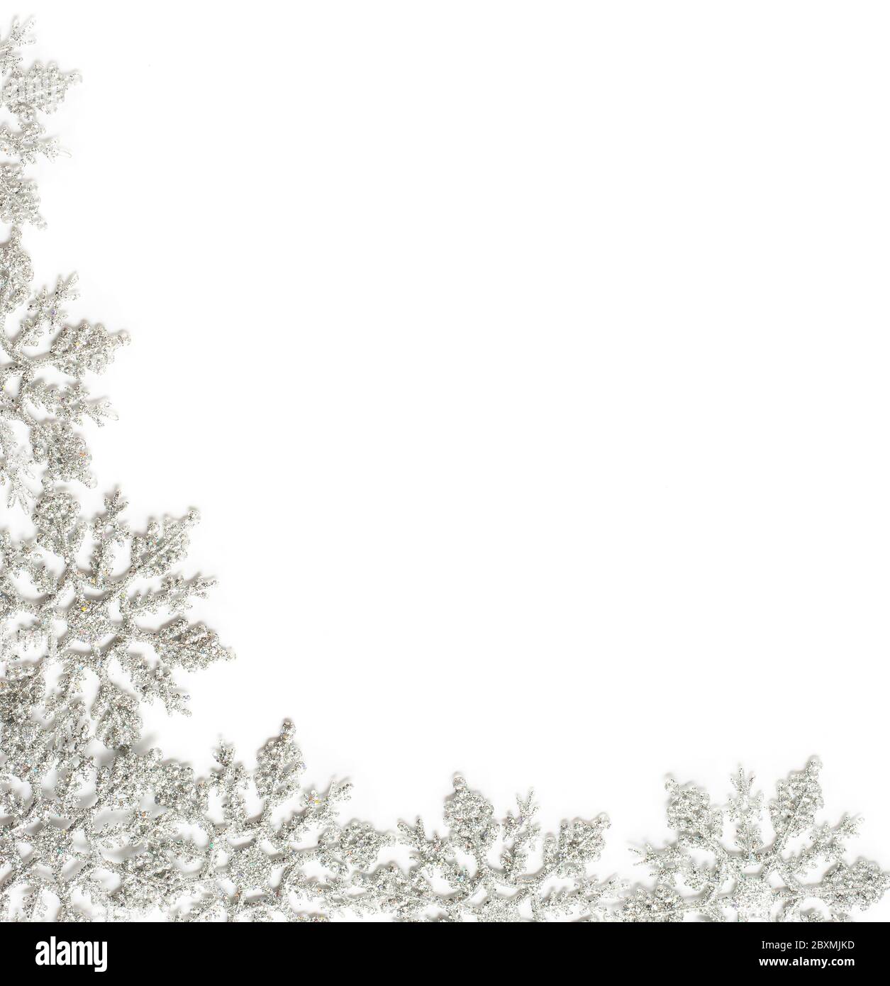 Silver Snowflake Frame