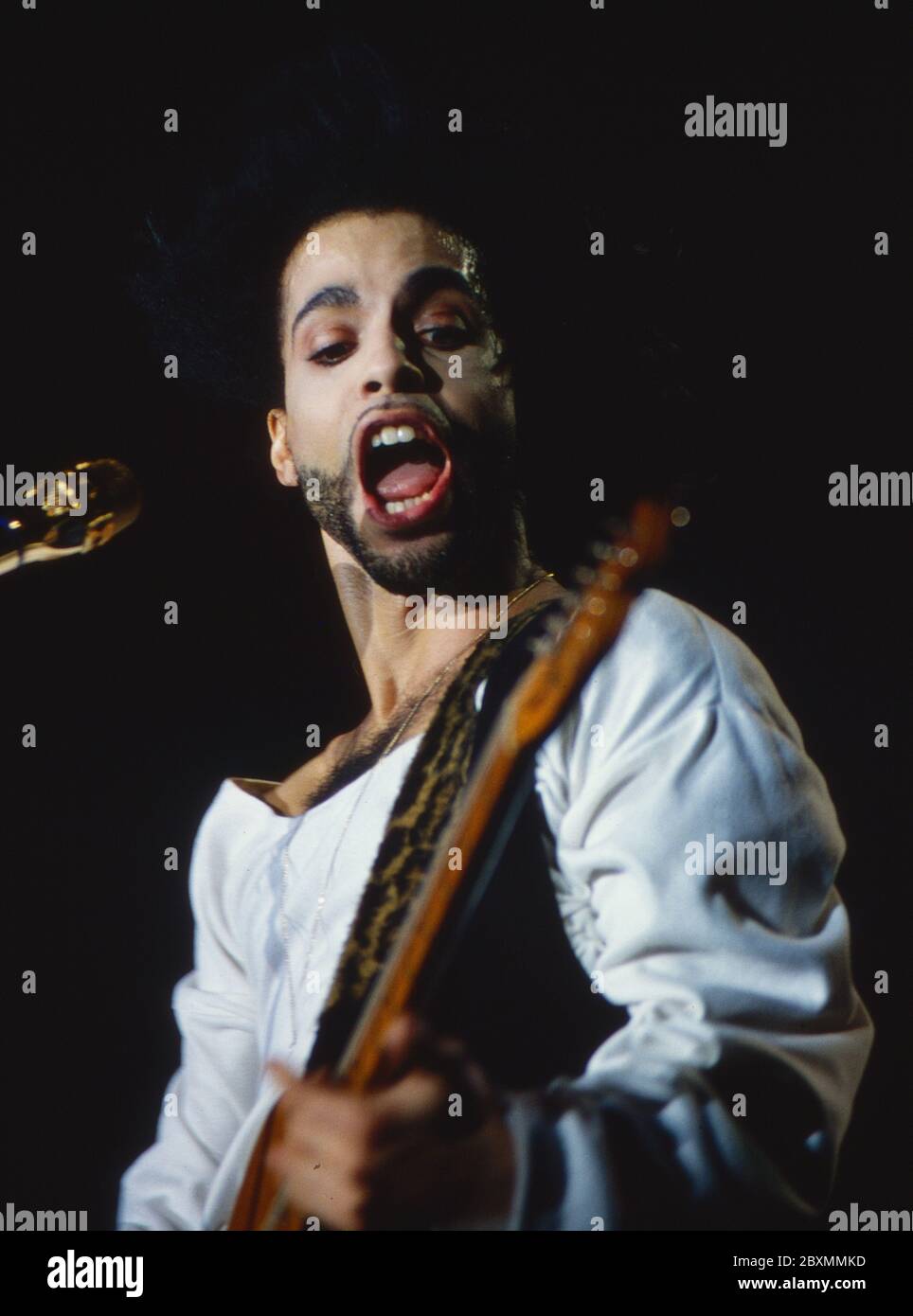 Prince performing live in concert hi-res stock photography and images ...