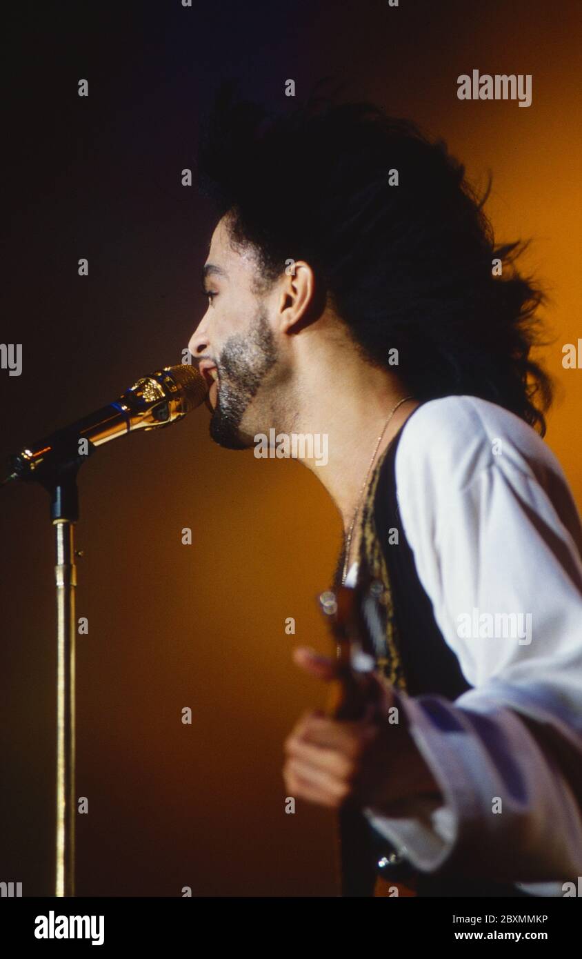 Prince live in concert, Kiel, Deutschland 1990 Stock Photo - Alamy