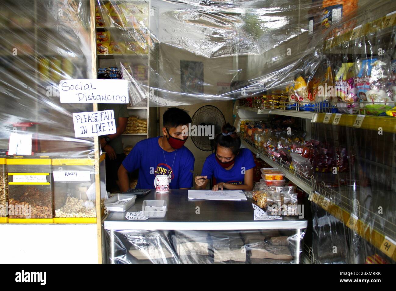 Antipolo City, Philippines - June 1, 2020: Plastic barriers in stores ...