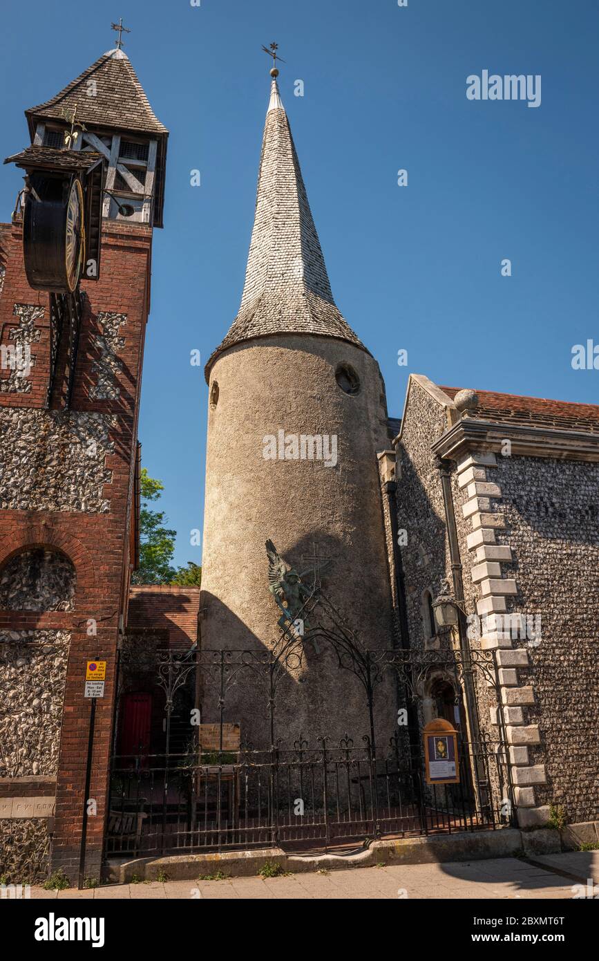 St Michael in Lewes Church, Lewes, East Sussex, UK Stock Photo - Alamy