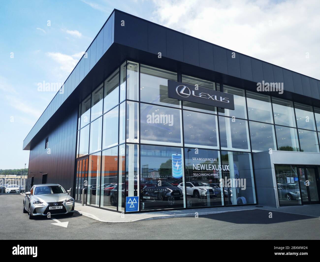 Cardiff, UK: June 02, 2020: Lexus Car Dealership - are the luxury ...