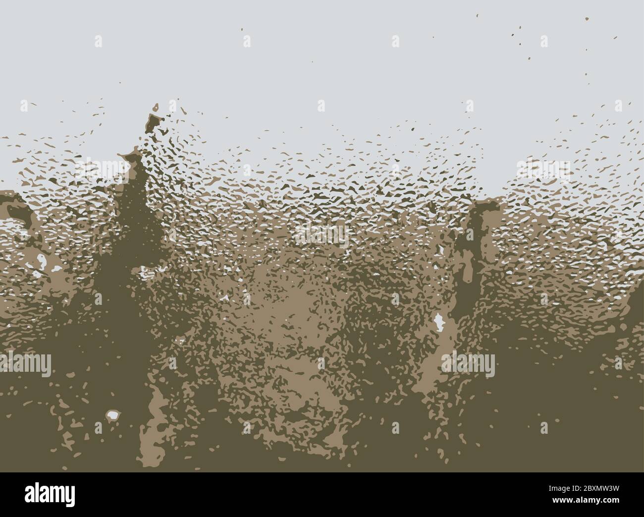 Rain on a window Stock Vector Images - Alamy