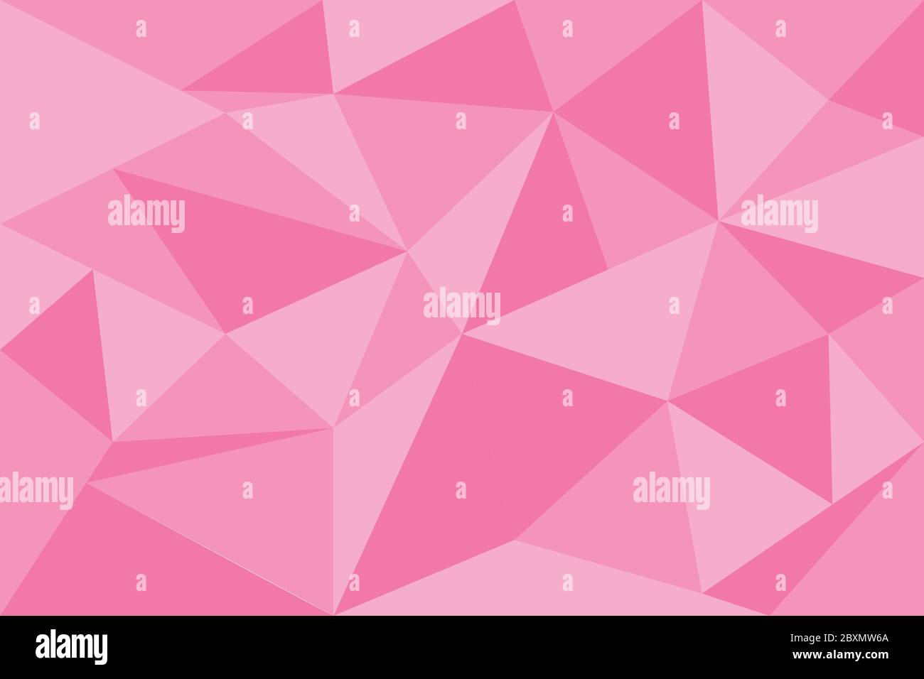 Abstract pink geometric polygon background compose by triangle shape ...