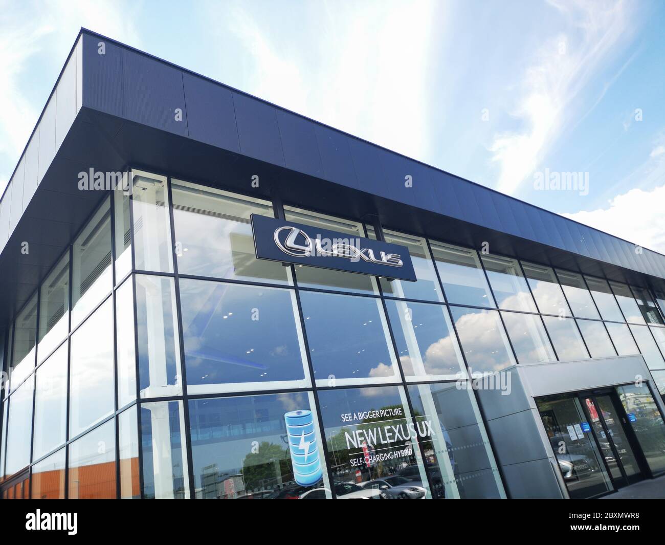 Cardiff, UK: June 02, 2020: Lexus Car Dealership - are the luxury ...