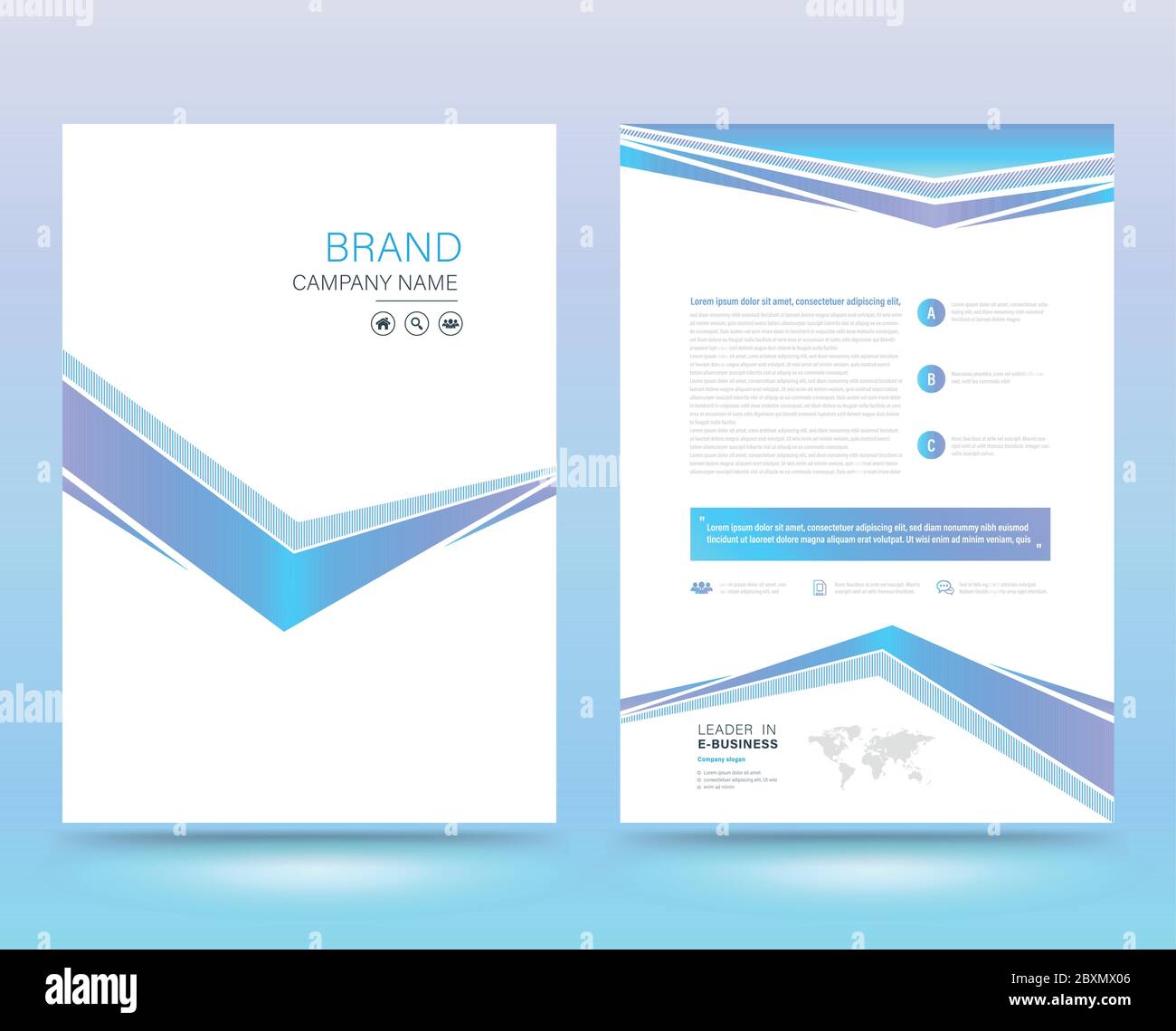 Corporate cover Stock Vector Images - Alamy