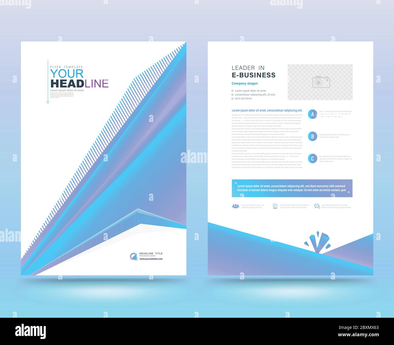 Template cover modern style for business cover report and book Stock ...