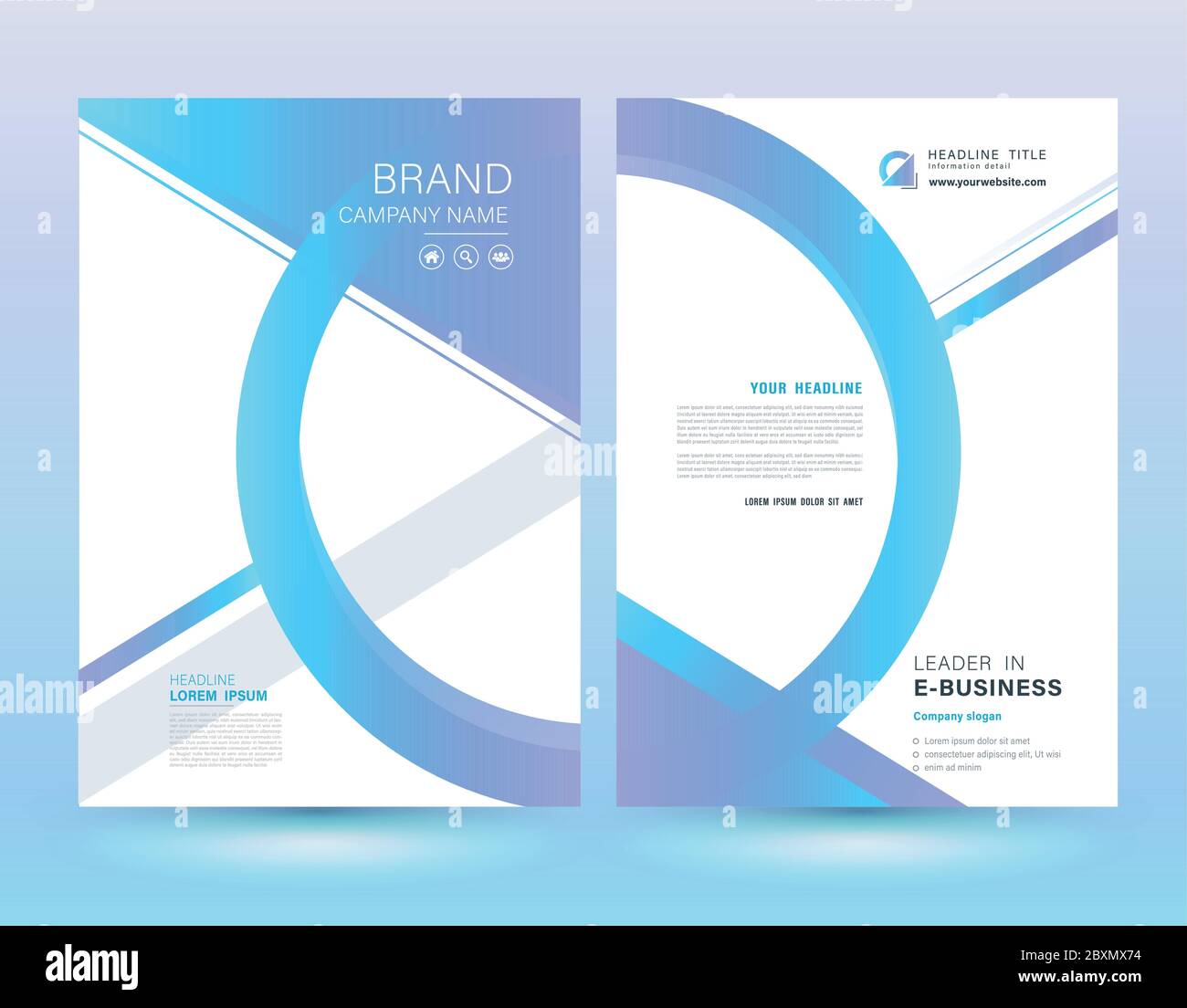 Book cover a4 layout Stock Vector Images - Alamy