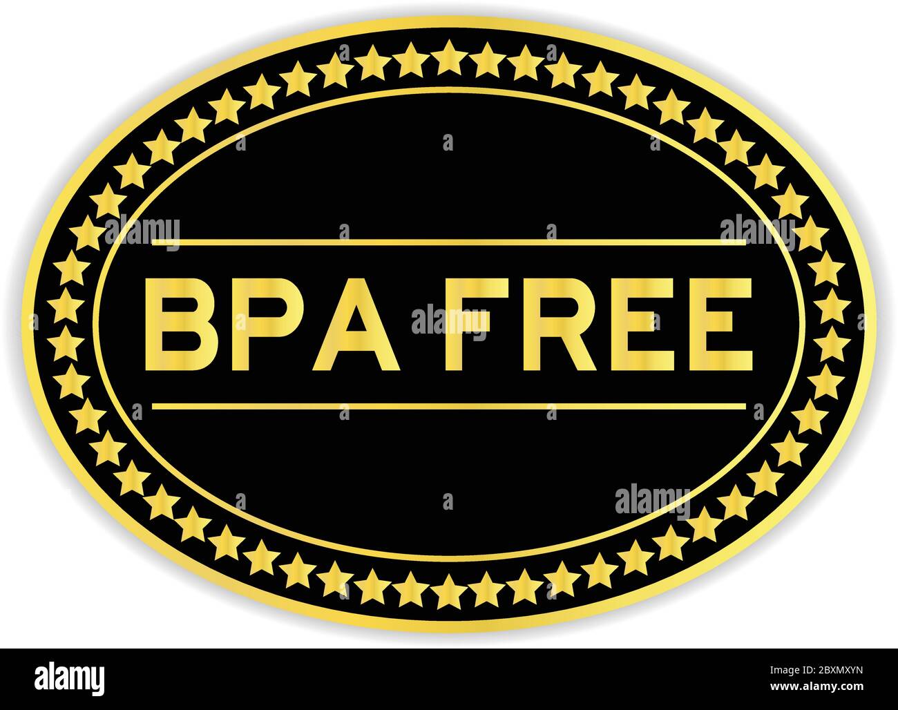 Black And Gold Color Sticker In Word BPA abbreviation Of Bisphenol A black-and-gold-color-sticker-in-word-bpa-abbreviation-of-bisphenol-a