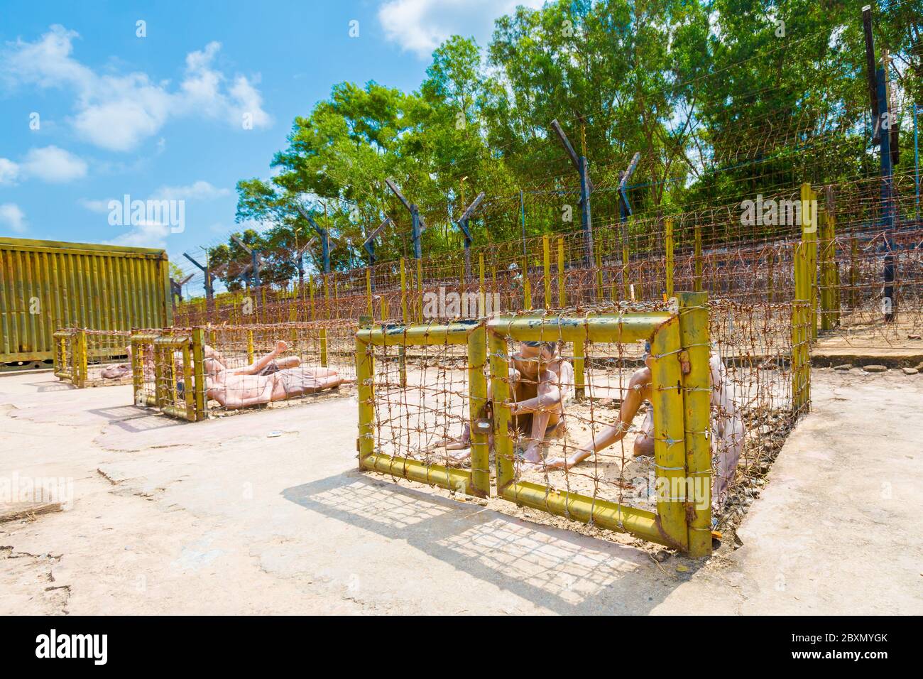 Phu Quoc, Vietnam - 30 January 2020. Scenes of civil war in Coconut ...