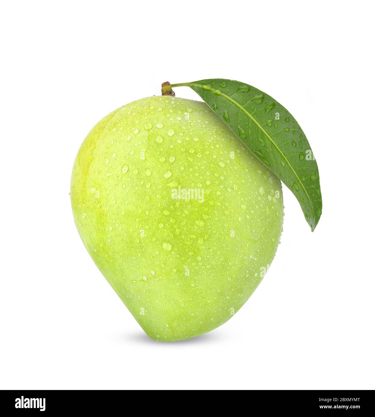 Mango with leaf hi-res stock photography and images - Alamy