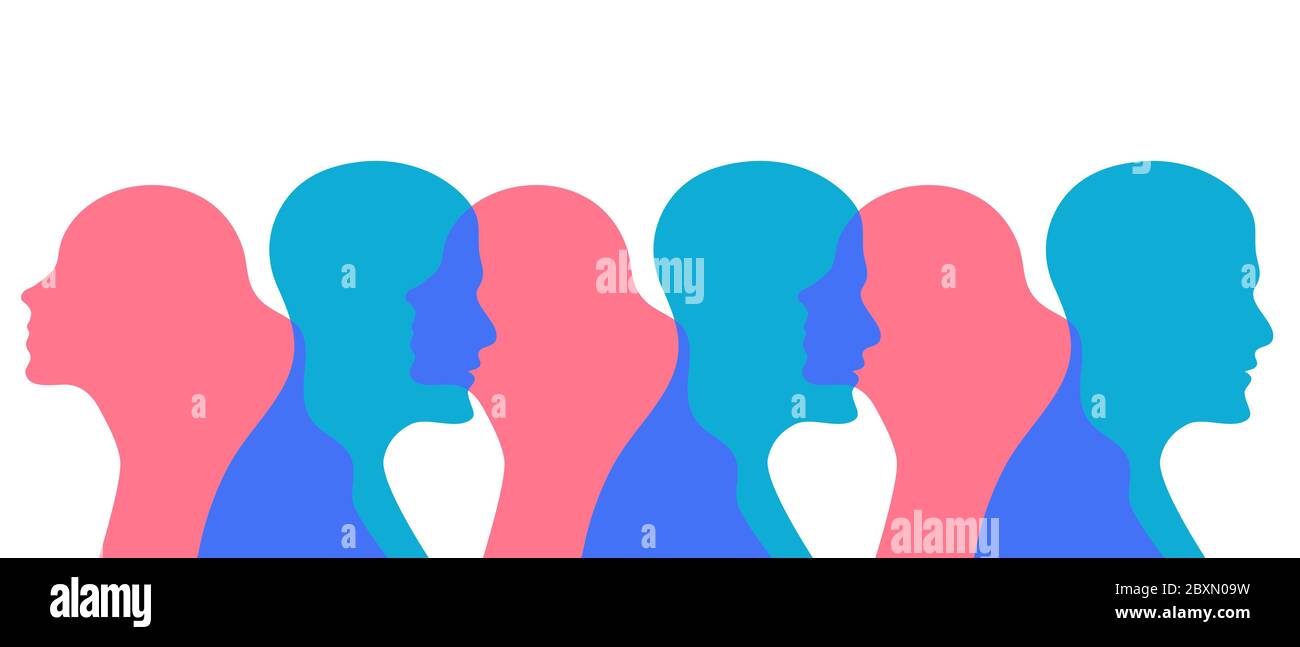 Man woman parting Stock Vector Images - Alamy