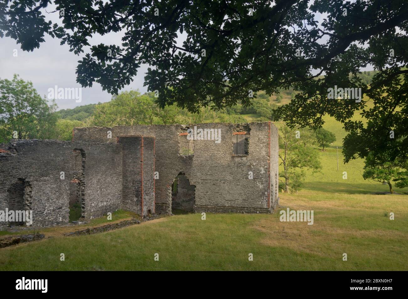 Abandoned ruins of lead mines on the Miner's Nature Trail (Maenarthur ...
