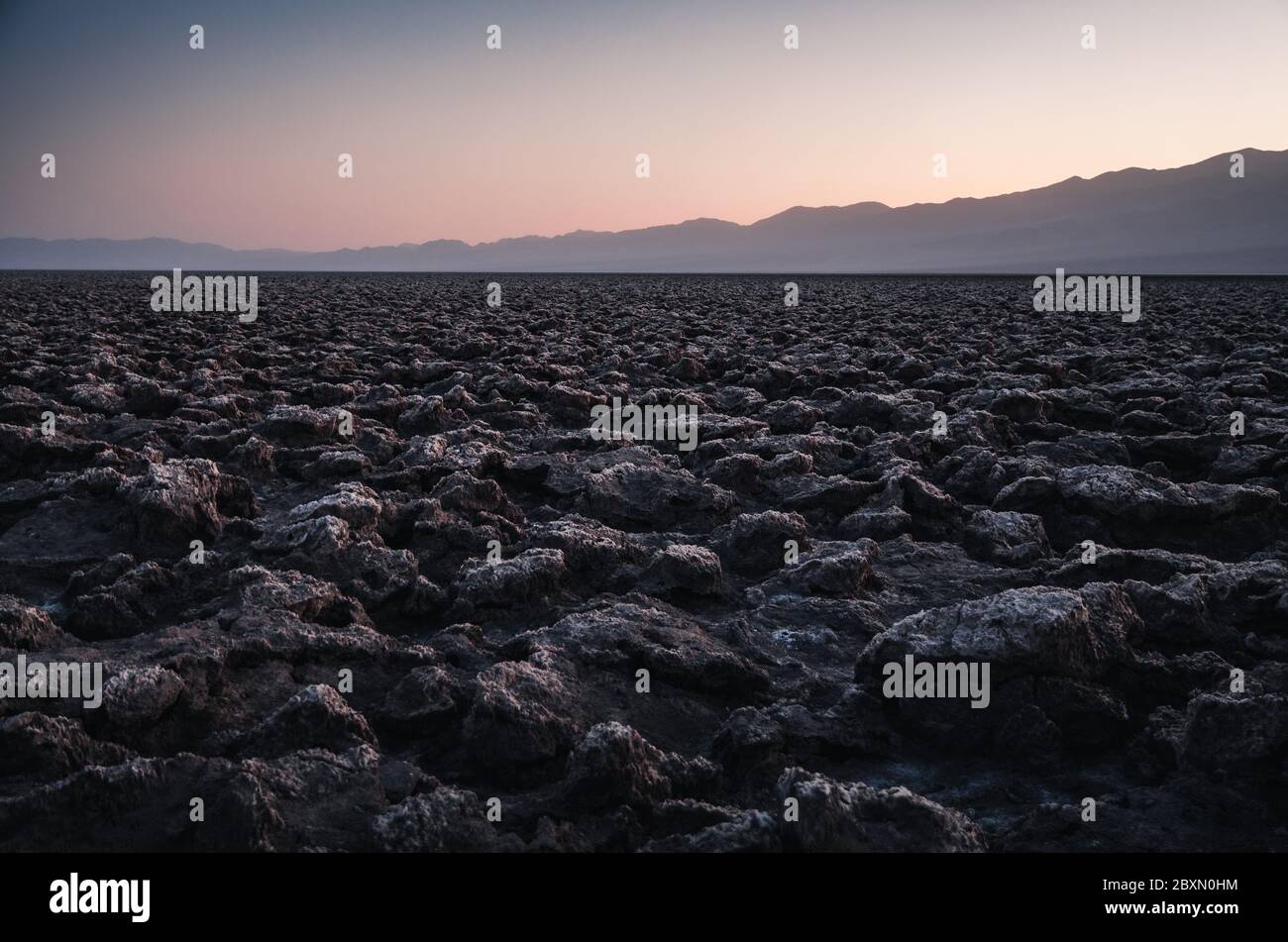 Devils Golf Course at Death Valley National Park Stock Photo - Alamy