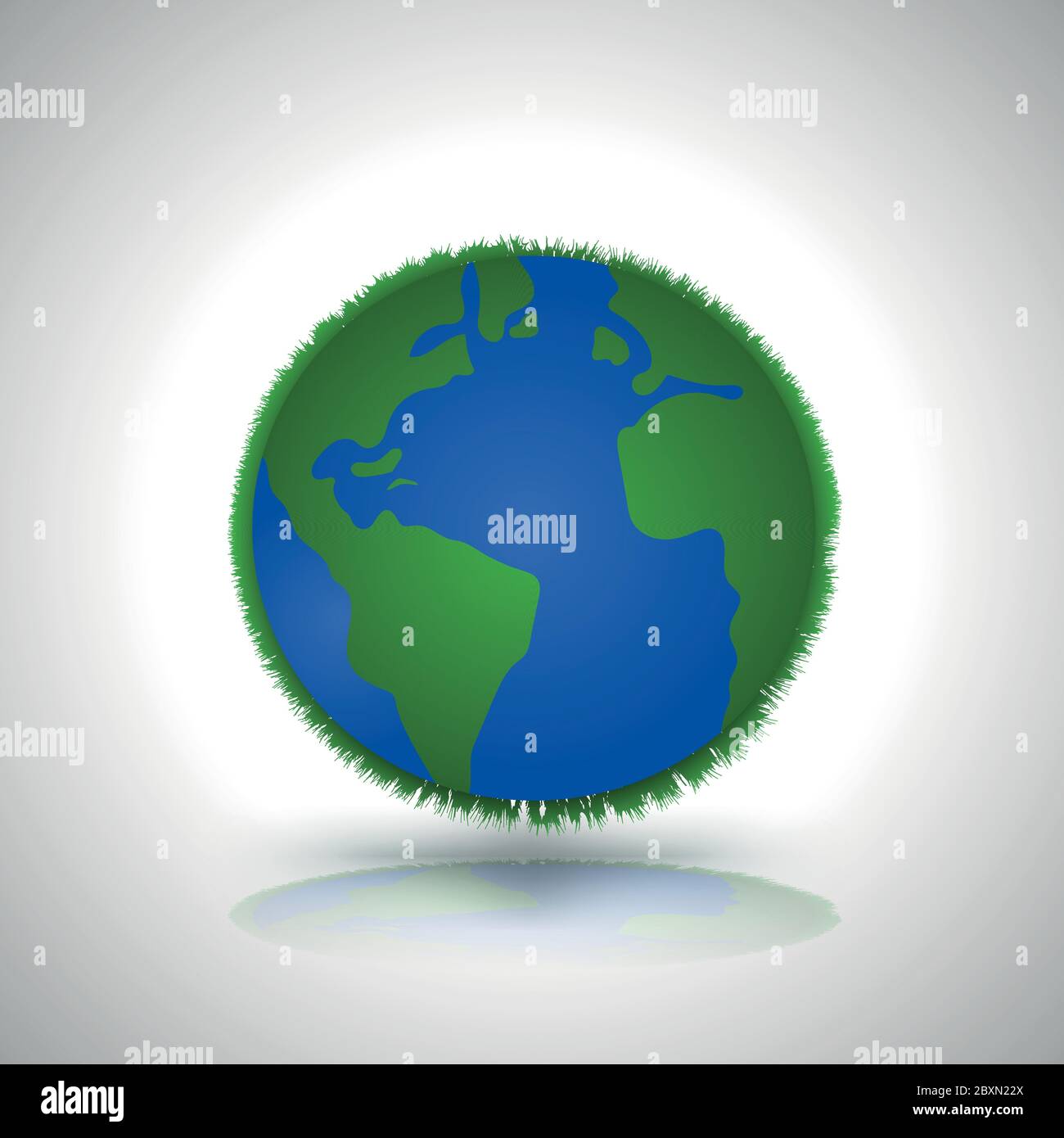Earth day concept around the world with people vector illustration for ...