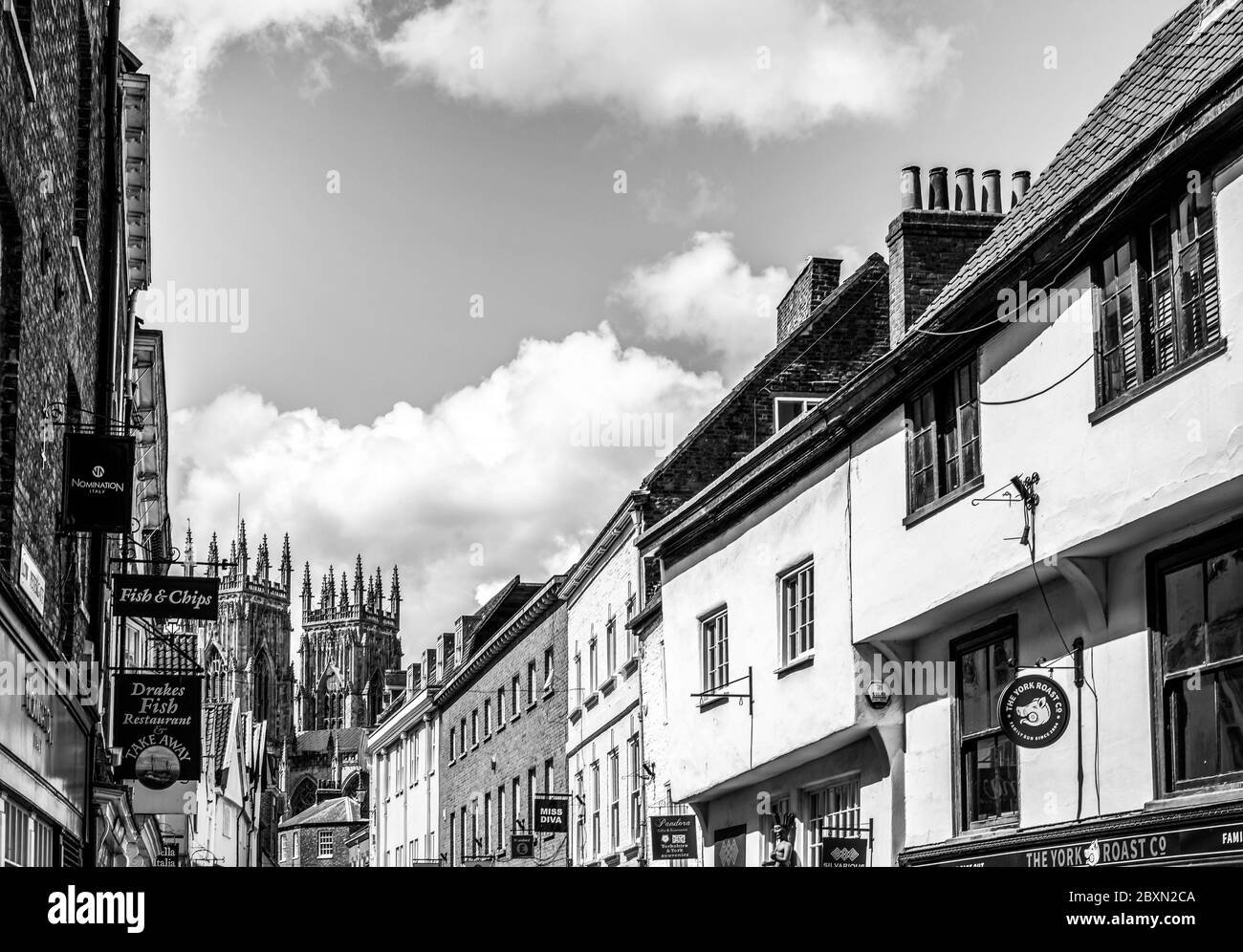 Low petergate Black and White Stock Photos & Images - Alamy