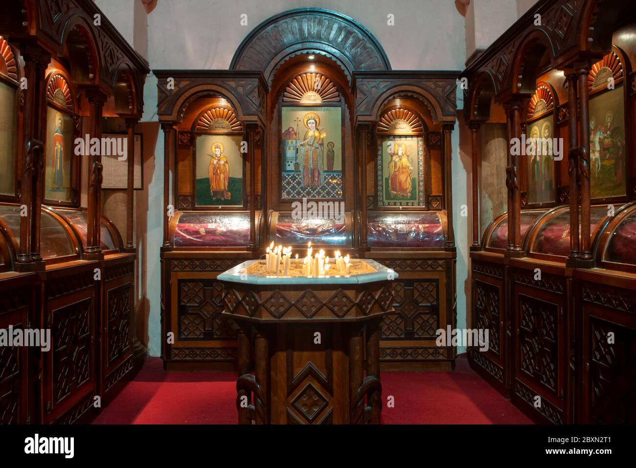 Coptic church cairo interior hi-res stock photography and images - Alamy