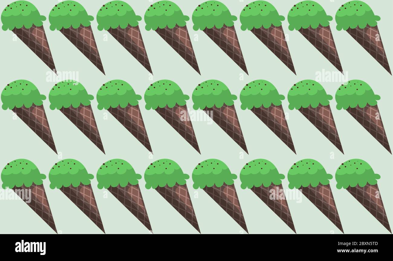 Dessert illustration for digital design Stock Vector Images - Alamy