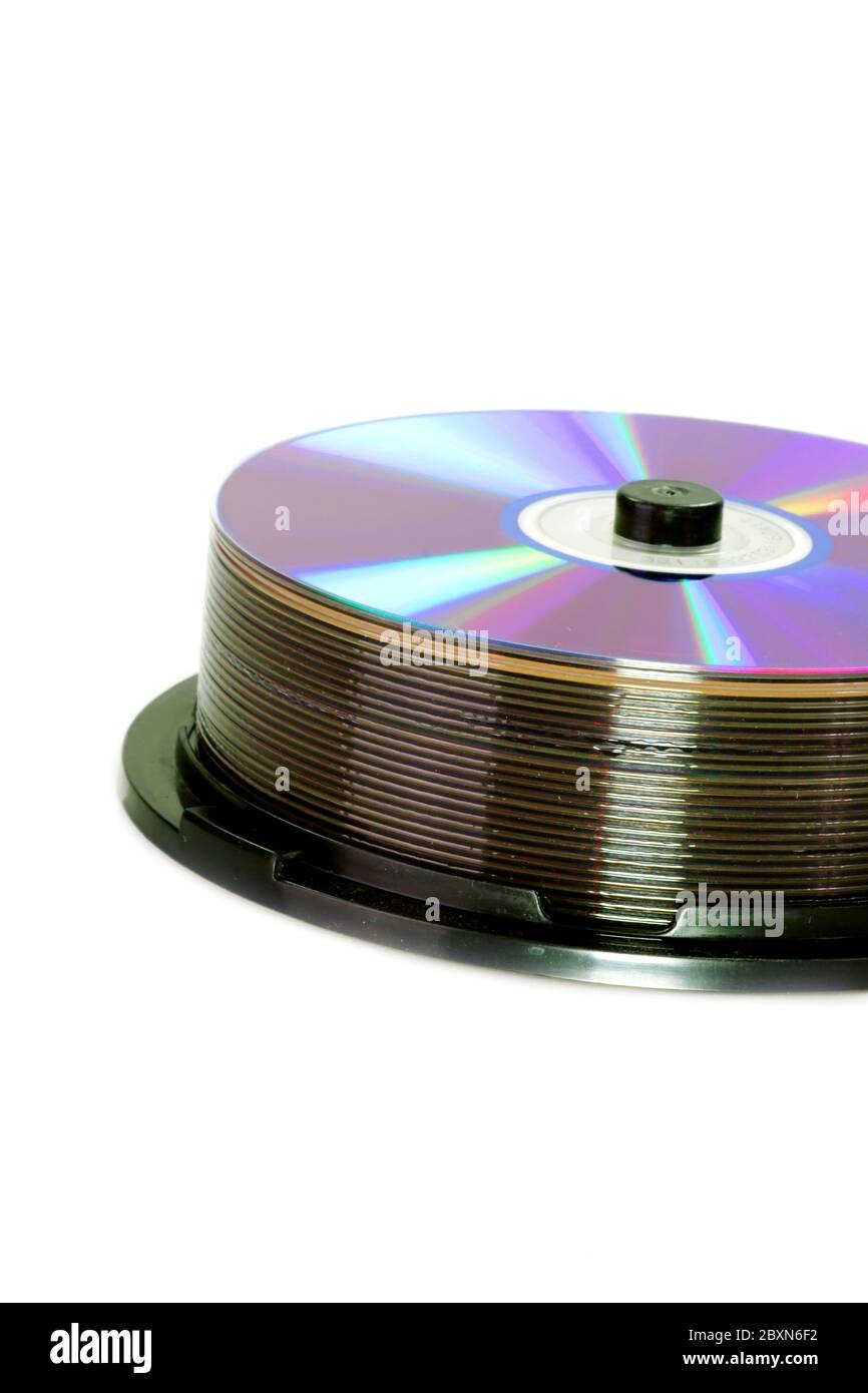 Compact Disk - DVD Stack Stock Photo - Alamy