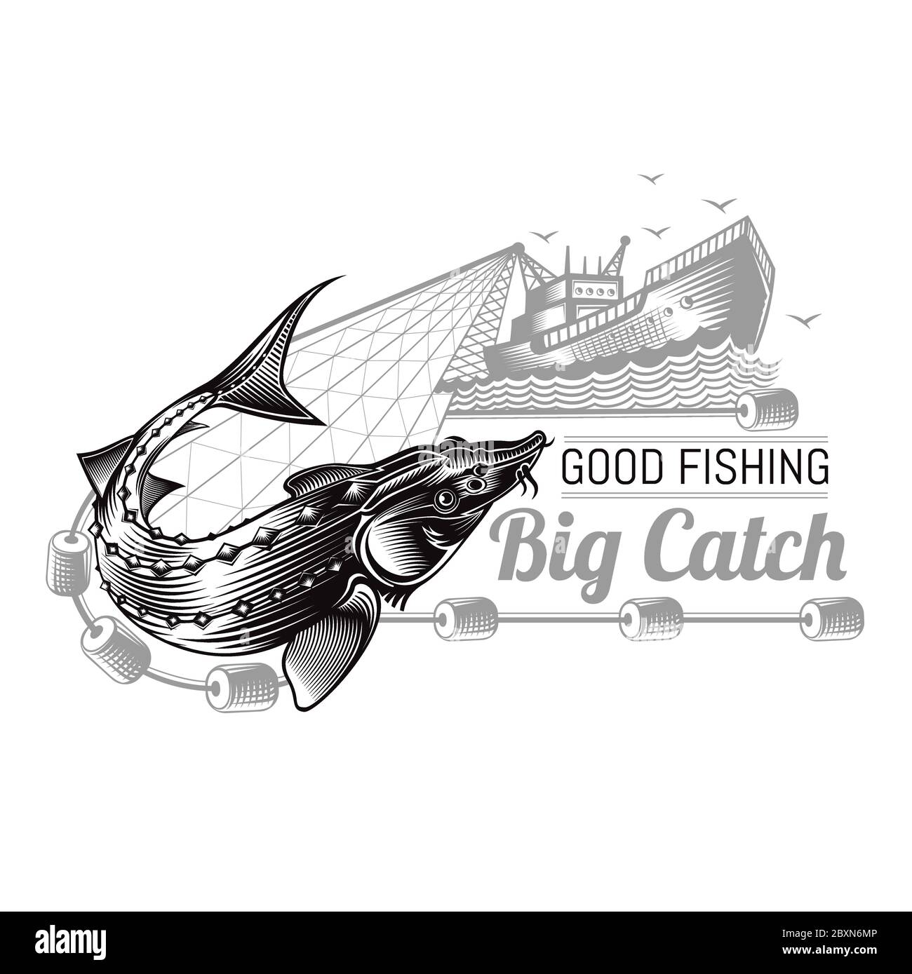 Big fishing boat Cut Out Stock Images & Pictures - Alamy
