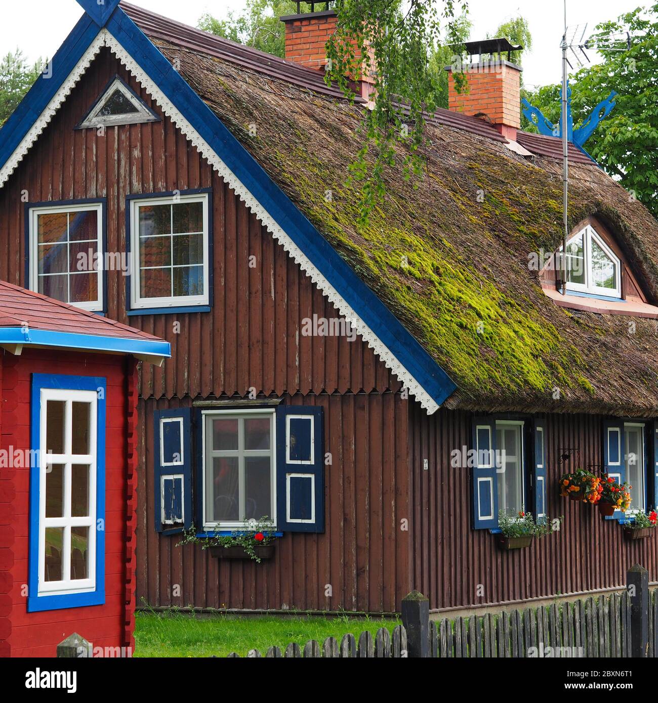 Baltic wooden houses hi-res stock photography and images - Alamy