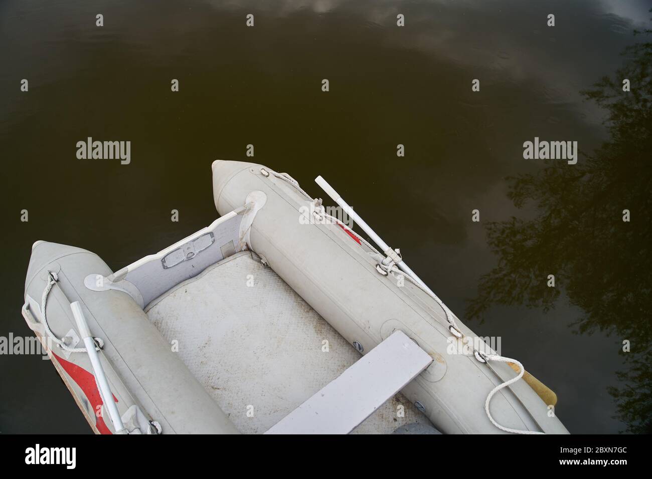 Rubber fishing boat hi-res stock photography and images - Alamy