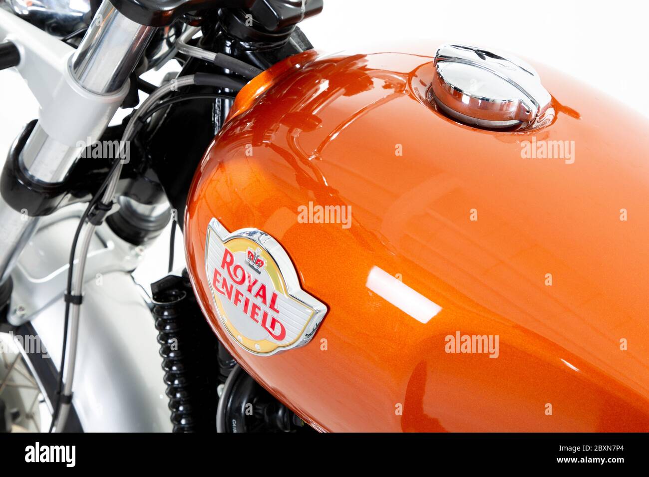 Royal enfield motorcycle logo hi-res stock photography and images - Alamy